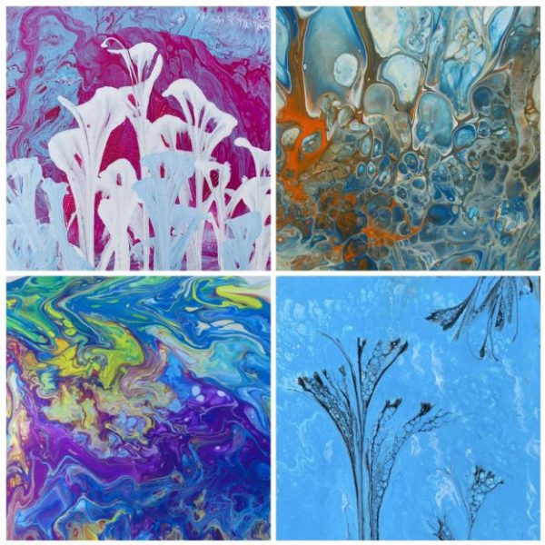 Dirty Pour String Pull – A Fluid Art Paint Pouring Experience! – Wine ...